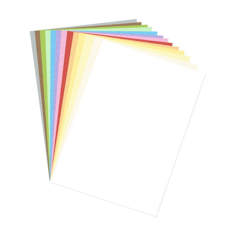 Bloc papier dessin couleur pastel lisse Maya - Clairefontaine